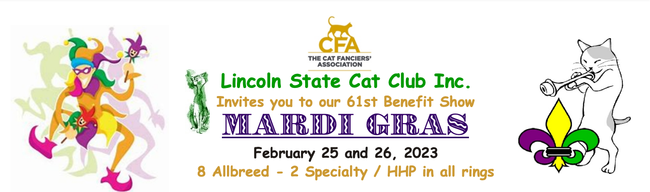 LINCOLN STATE CAT CLUB | DuPage Event Center & Fairgrounds.